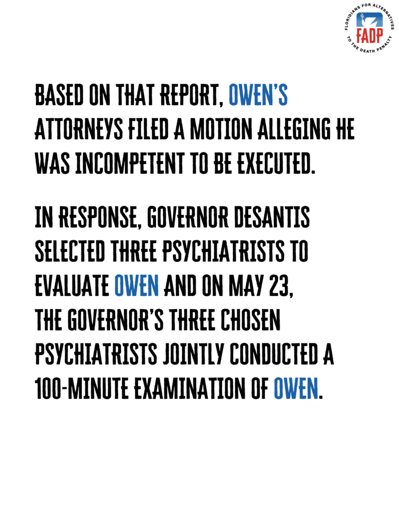 Governor Appoints Psychiatrists to Determine if Duane Owen is Too ...