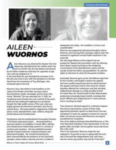 Aileen Wuornos - Floridians for Alternatives to the Death Penalty